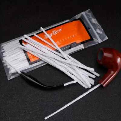 50x high quality Pipe Cleaners/ Cotton cleaning Rods Tobacco Disposable ...
