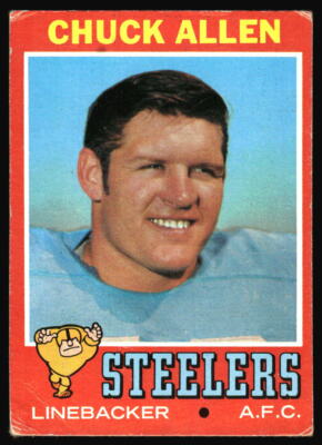 1971 Topps Chuck Allen #6 Pittsburgh Steelers | eBay