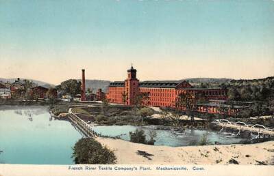 MECHANICSVILLE, THOMPSON, CT, FRENCH RIVER TEXTILE FACTORY, KENNEY PUB ...