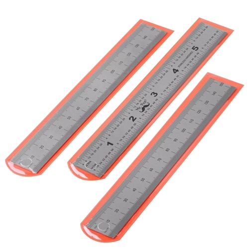 Mr. Pen- Machinist Ruler, Ruler 6 inch, 3 Pack, mm Ruler, Stainless ...