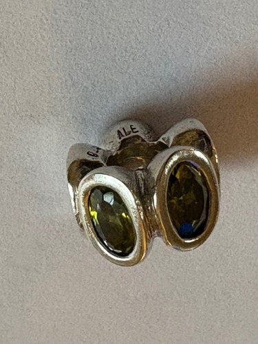 Pandora Sterling Silver Light Green Multi Stone Bead | eBay