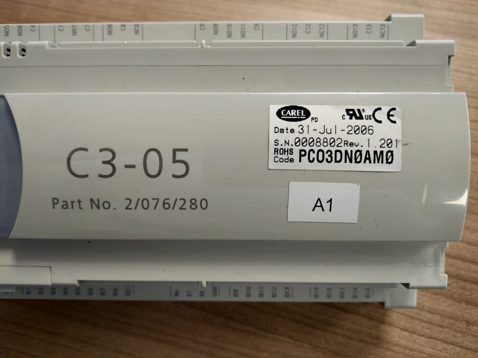 Denco Air Conditioning C3-05 Controller 2/076/280 PCO3DN0AM0 Carel ...