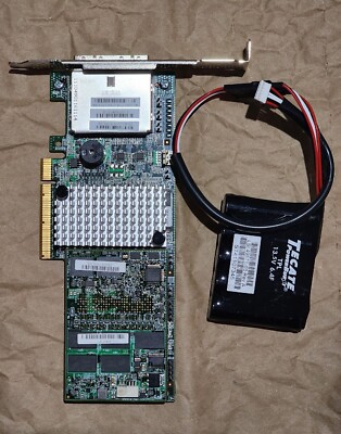 LSI MegaRAID SAS 9286CV-8e 6GB/S 1G cache External RAID Card + Battery ...