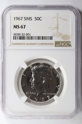 1967 Kennedy Silver Half Dollar SMS NGC MS67 Special Mint Set 50c | eBay