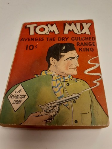 1936 Big Little Book Tom Mix Avenges Dry Gulched , Fast Action, Dell ...