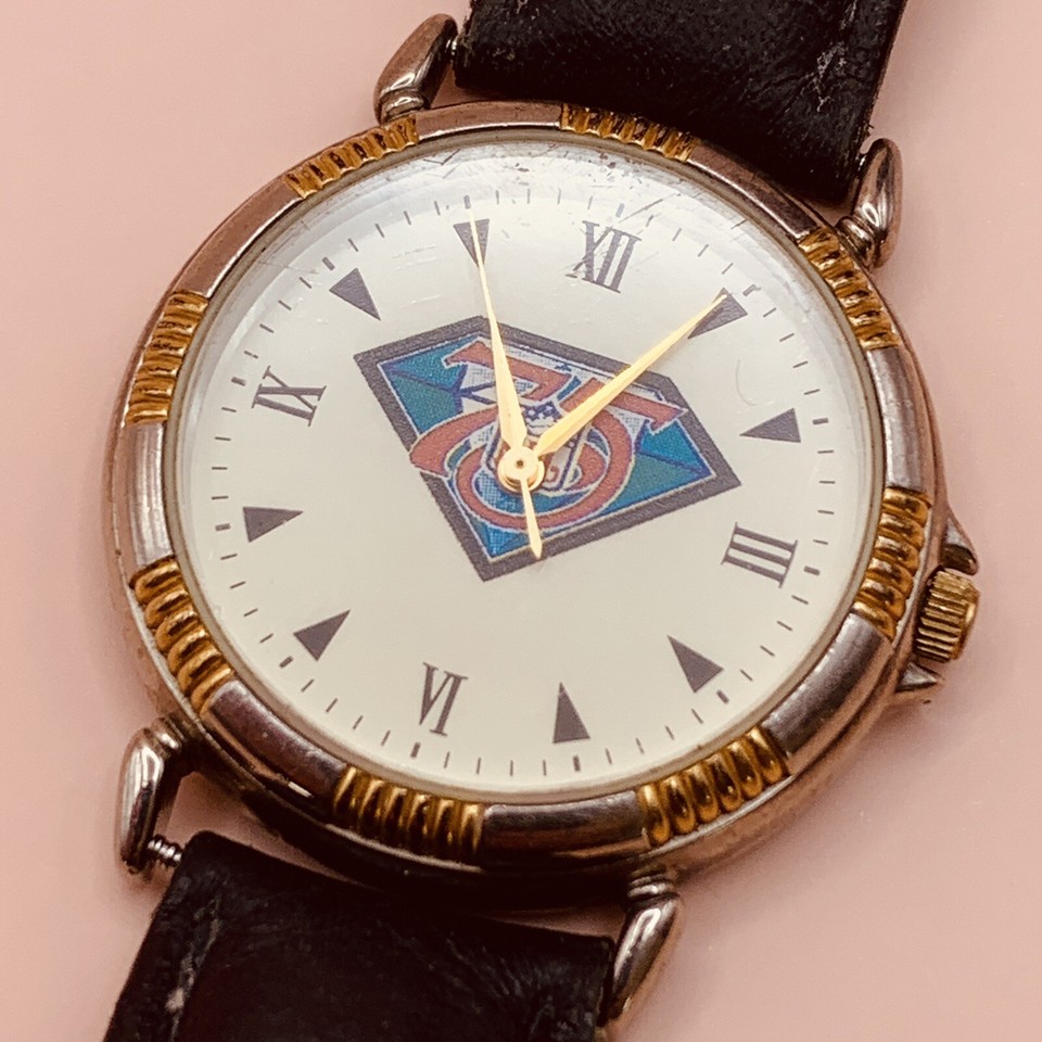 Womens 35mm NFL 75 Years Fossil Watch ZC-00345 Nice Condition Leather ...