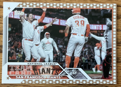 2023 Topps Complete Set Gold Star Parallel SF Giants, #173 | eBay