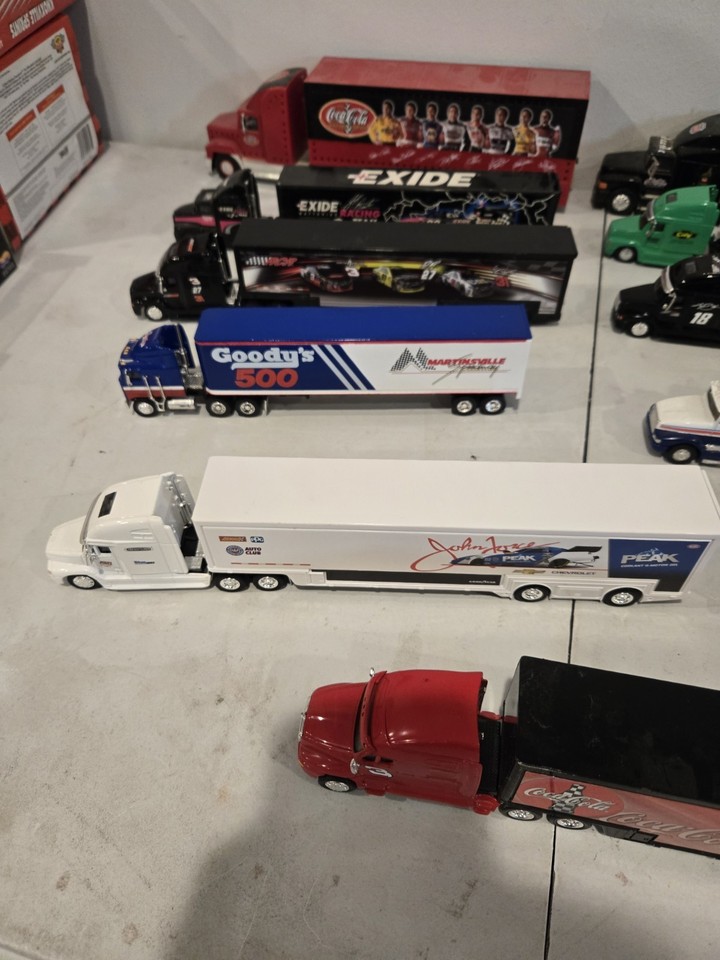 Lot of 17 vintage semi truck & trailers 1/64th | eBay