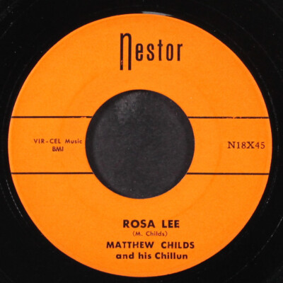 MATTHEW CHILDS: rosa lee / no love NESTOR 7" Single 45 RPM | eBay