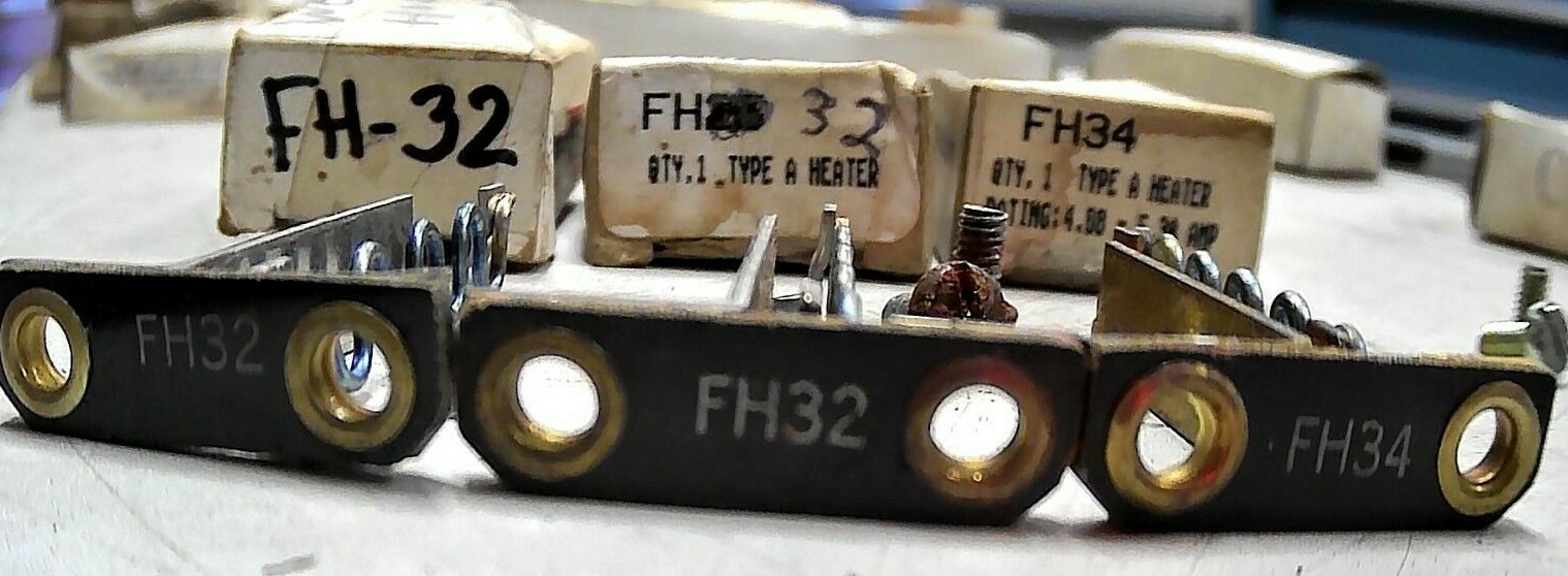 EATON CUTLER-HAMMER WESTINGHOUSE FH32 FH34 THERMAL OVERLOAD HEATING ...