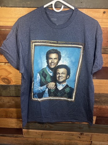 Retro Step Brothers Movie themed Blue colored T Shirt Size Large tags ...