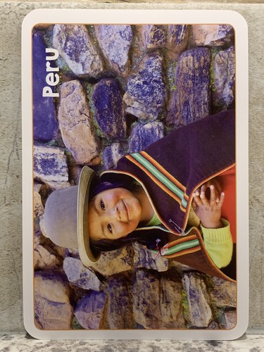 Cultures of the World Bendon Flash Card (Peru) | eBay