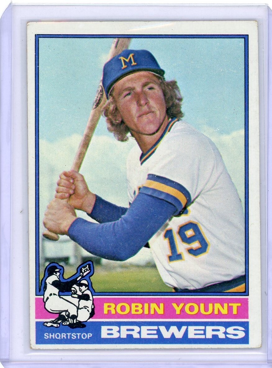 1976 Topps #316 ROBIN YOUNT Milwaukee Brewers MLB Baseball Card HOF | eBay