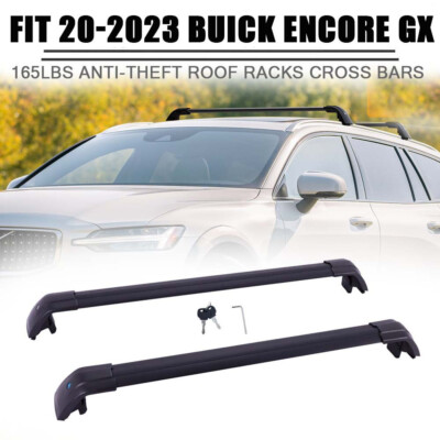 Fits for Buick Encore GX 2020-2023 Lockable Roof Rail Rack Cross Bars ...