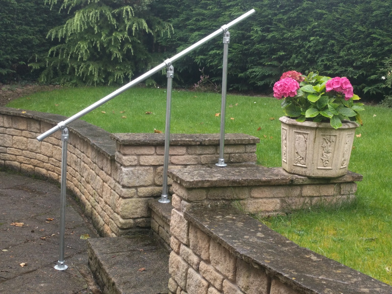 Garden Handrail Outdoor Mobility Rail Disability Rail Steps Access ...
