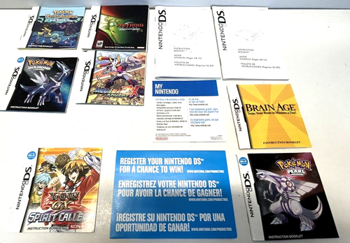 Nintendo DS Instruction Manuals Booklets | eBay