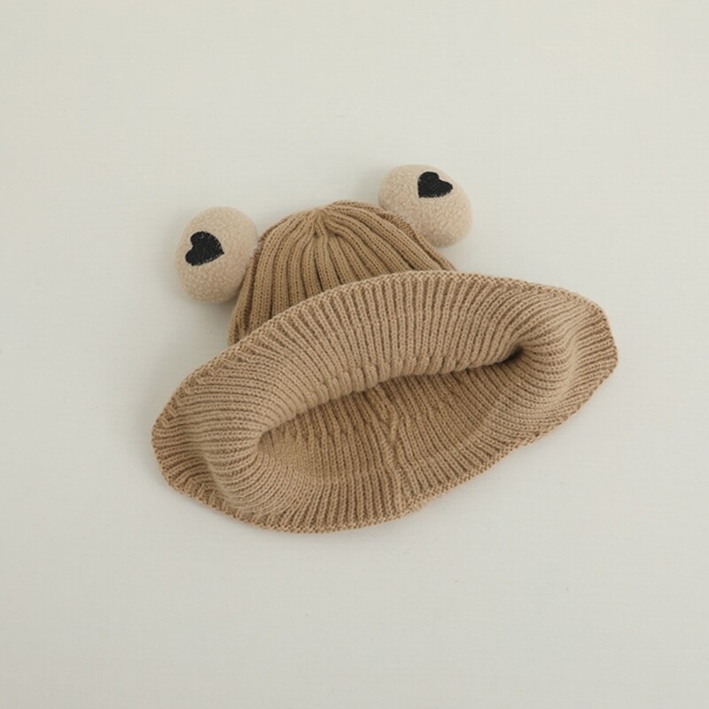 Trendy Toddlers Bonnet Hat Winter Baby with Cartoon Bear Designing | eBay