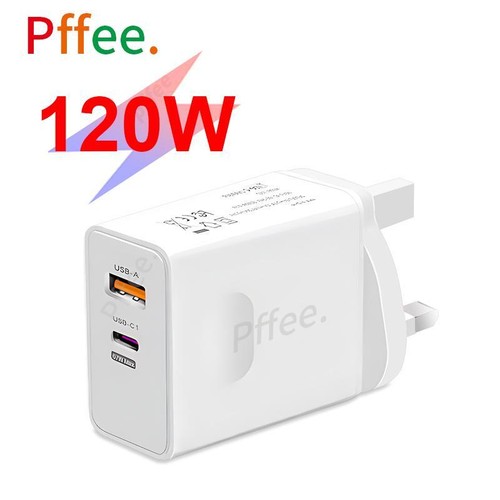 Fast Charging Dual Port Plug 20W - Type C & USB A Charger Adapter for ...