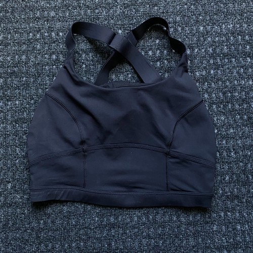 Lululemon Pure Practice Sports Bra Racerback Straps Black Size 6 FAST ...