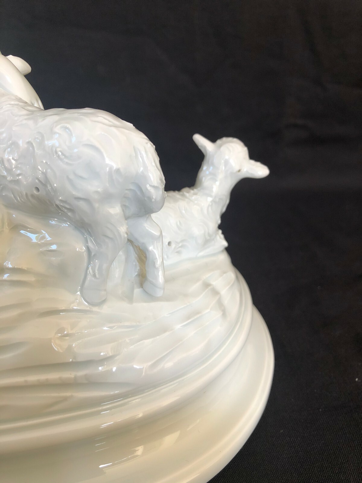 Antique porcelain figurine E. Samsung Paris . Signed Asle + EDME SAMSON ...