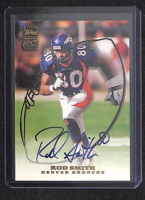 1999 Topps Autograph #A9 Rod Smith | eBay