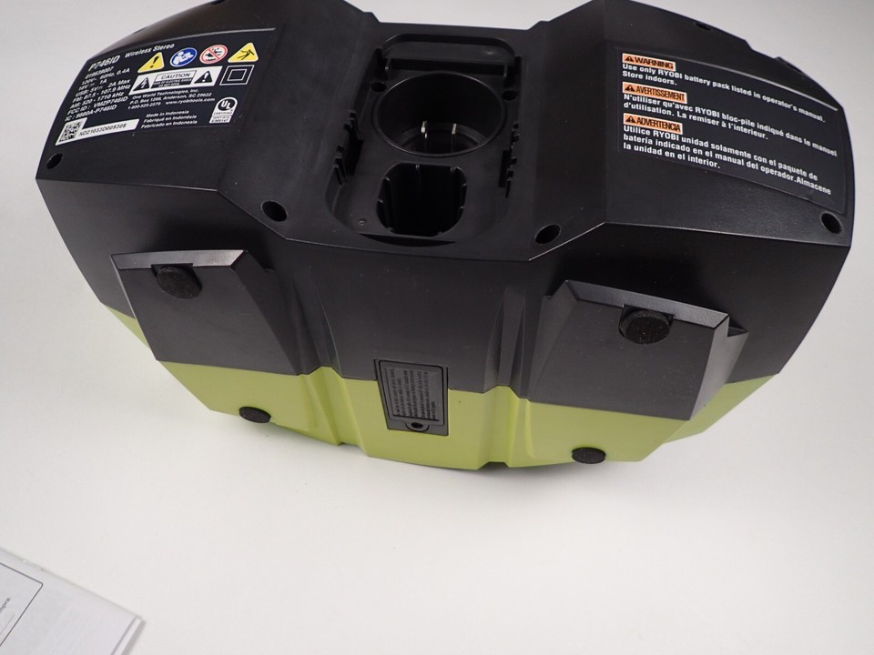 Ryobi P746 Wireless Bluetooth Stereo/Radio One + Plus 18V Tool Only AM ...