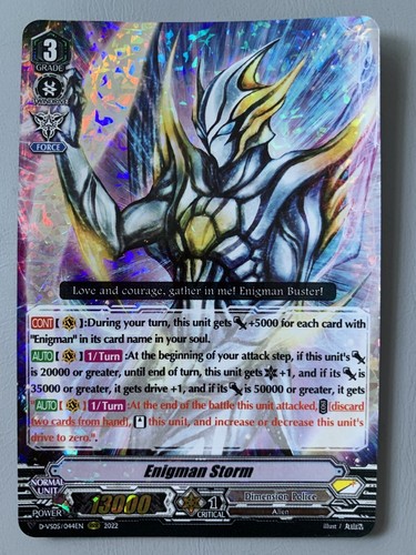 CARDFIGHT VANGUARD ENIGMAN STORM (DIMENSION POLICE) D-VS05/044EN RRR | eBay