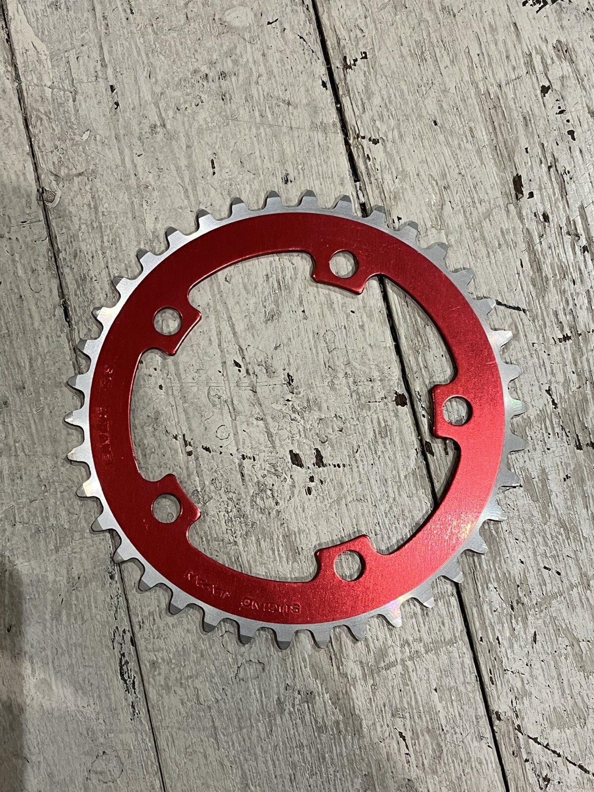 NOS Old school BMX Vintage SUGINO 38T RED Chainring | eBay