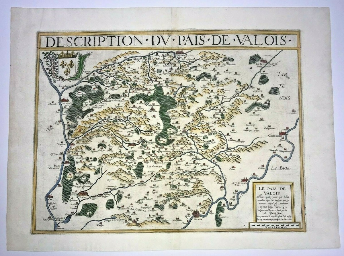 Eleventh Century Map Of France Europe At The Turn Of The 11th Century.