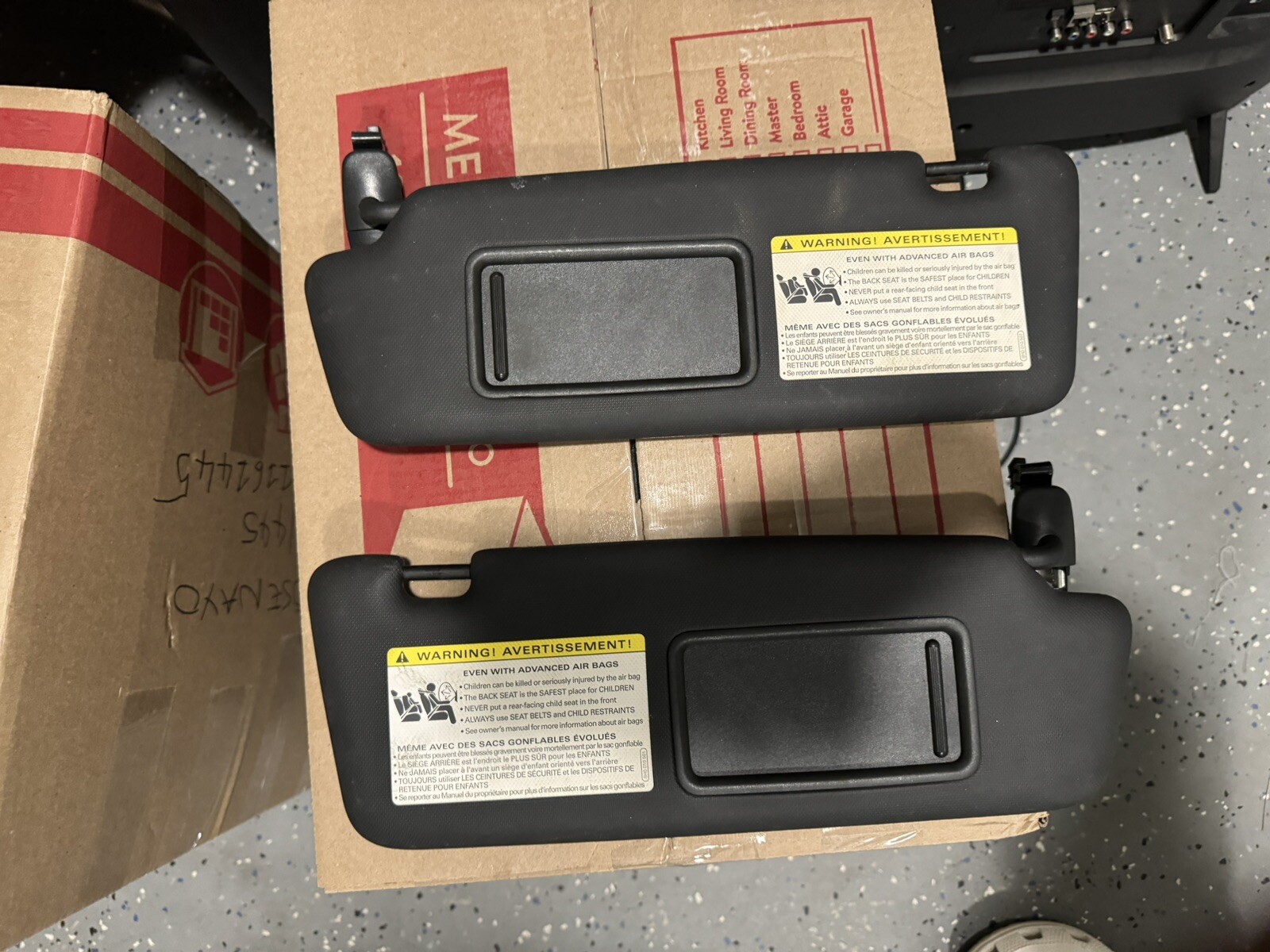 13-15 OEM Audi A5 S5 RS5 Right Passenger Sun Visor Mirror Right ...