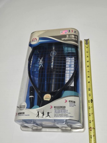 NINTENDO Wii EA Sport Pack 3 in 1 Tennis Baseball Golf Controller ...