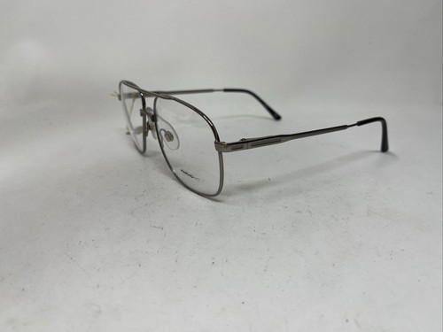 MARCHON NYC EYEWEAR JONATHAN 2 58-16-145 GUNMETAL FLEX HINGE EYEGLASSES ...
