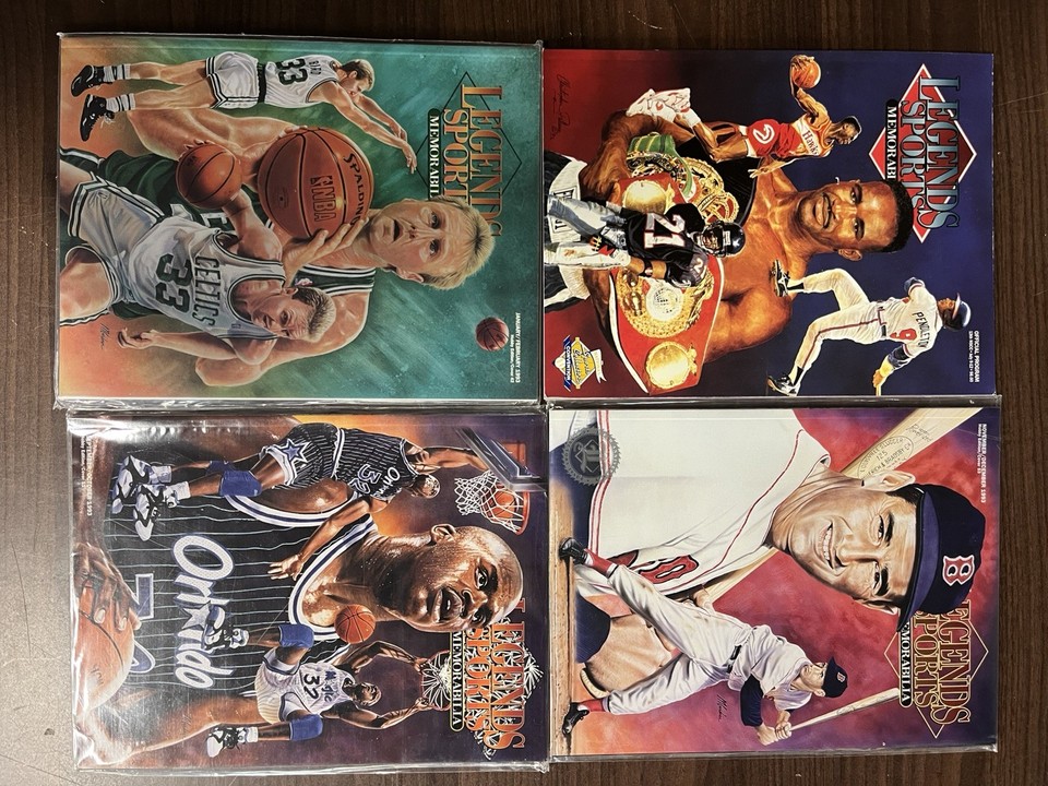 1990s Legends Sports Magazines Lot of 12; Larry Bird, Magic Johnson ...