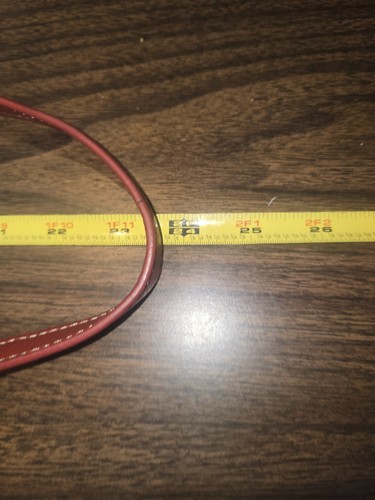 Tignanello Red Leather Crossbody Bag Built in Organizer Wallet Purse ...