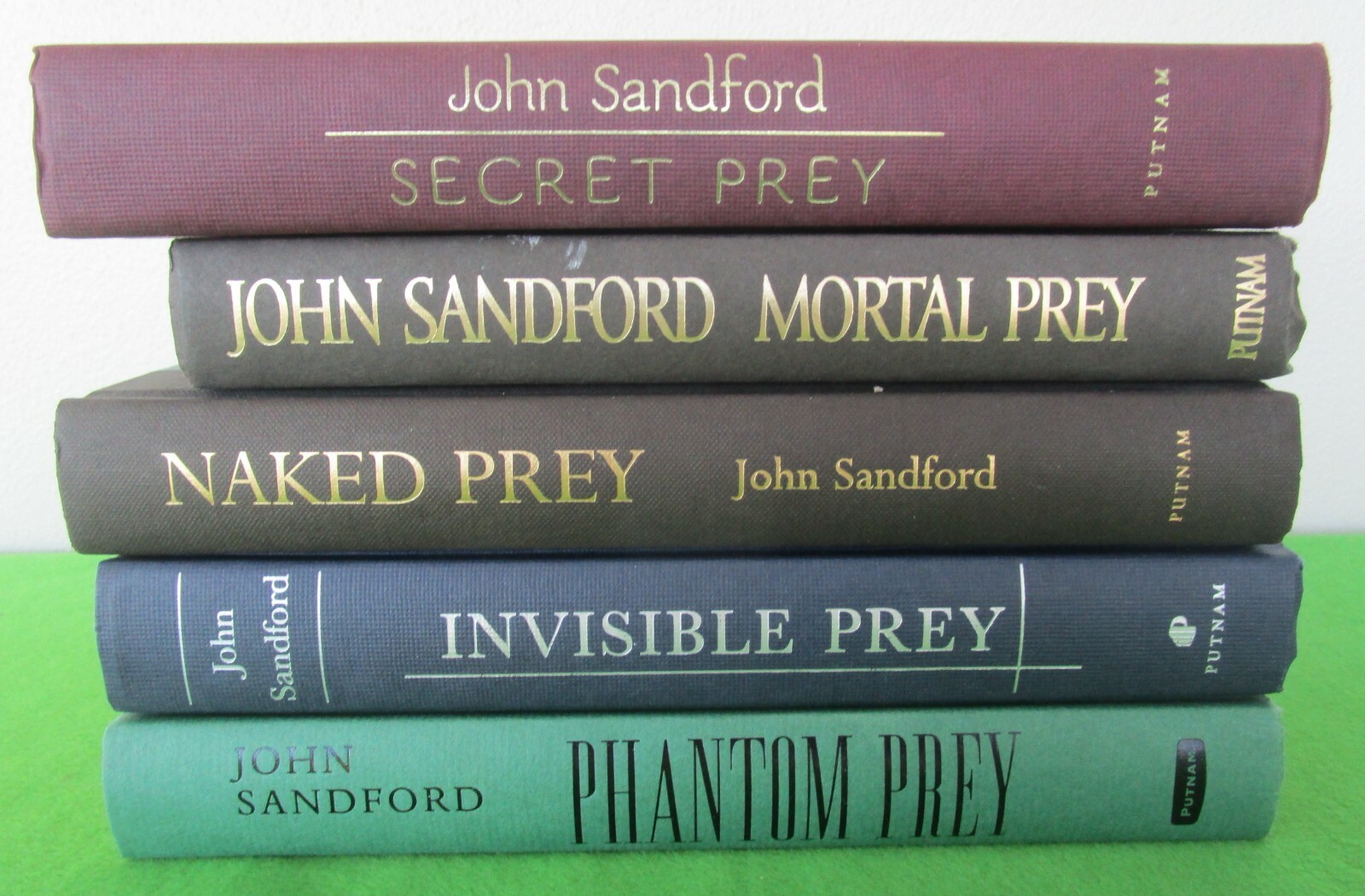 LOT 5 HARDCOVER PREY/LUCAS DAVENPORT SERIES NOVELS BY JOHN SANDFORD 1ST ...