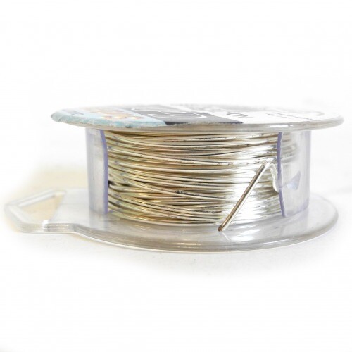 Soft Flex Craft Wire NT Silver Plated 1.024mm Thick 6.1mtr lgth ...