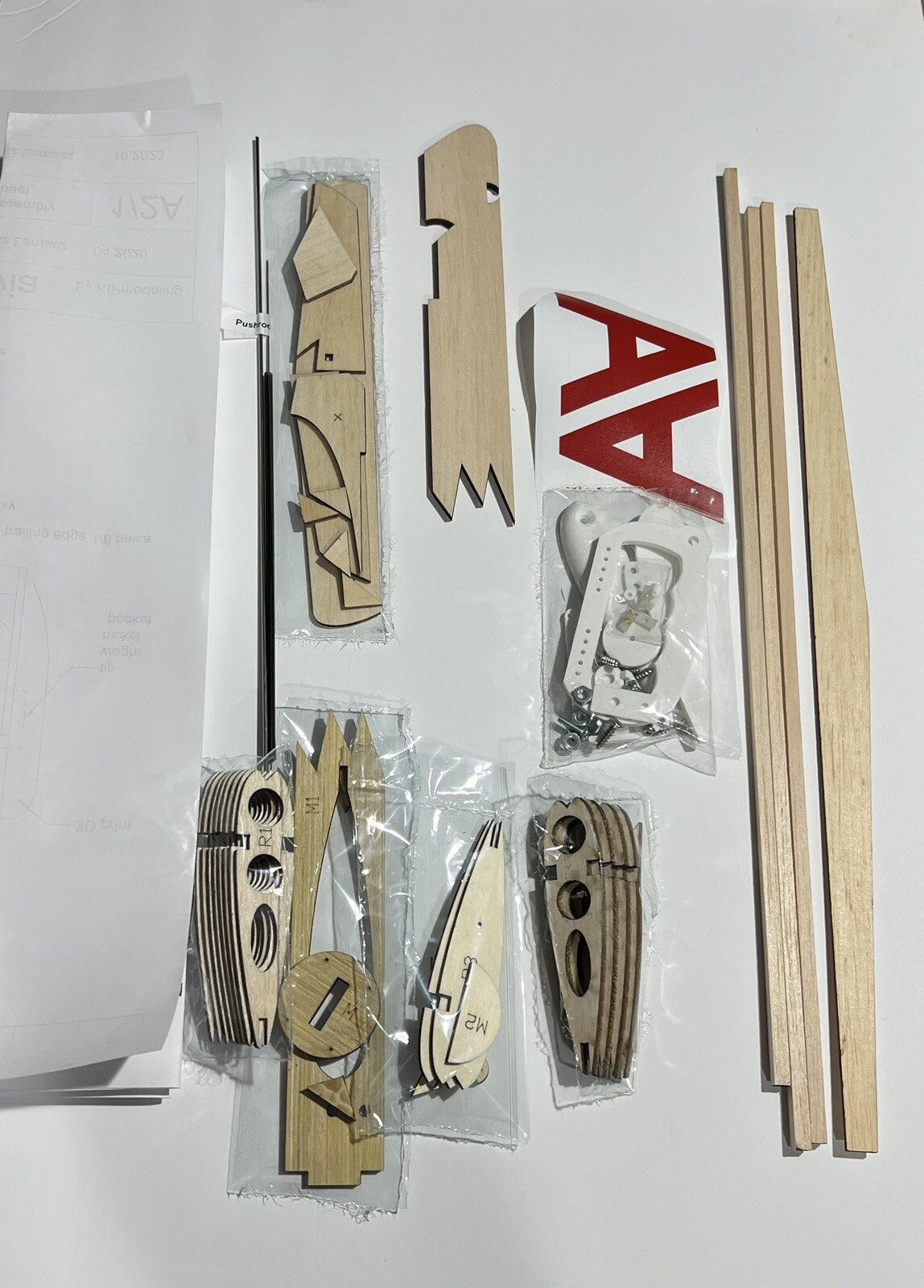 Baby Avia 1/2A Control Line Kit 100% Laser | Grelly USA