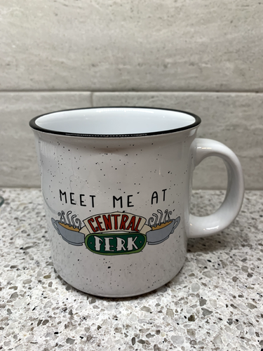 Ceramic Friends Meet Me At Central Perk Enamel look Coffee Mug | eBay