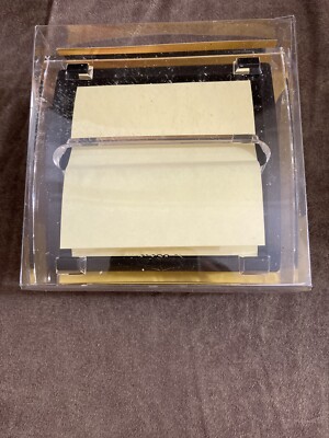 Post-it Pop-up Notes Dispenser DS330-BK 3 in x 3 in Black Base Clear ...