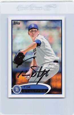 2012 Topps #532 Tim Stauffer Padres Signed Auto *K1912 | eBay