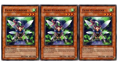Yugioh- 3X Fairy Guardian - Common - 1st Edition - LON-039 - Near Mint ...