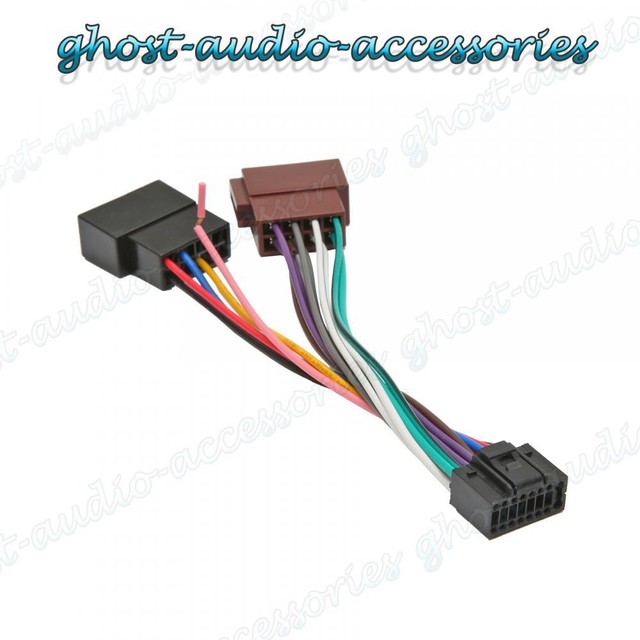JVC 16 Pin Car Stereo Radio ISO Wiring Harness Connector Adaptor Cable ...