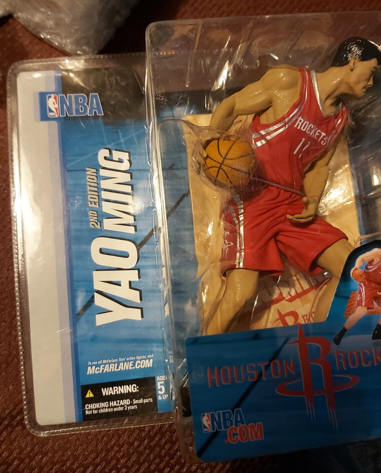 McFarlane Action Figure Series 7 Yao Ming Houston Rockets 2nd Edition ...