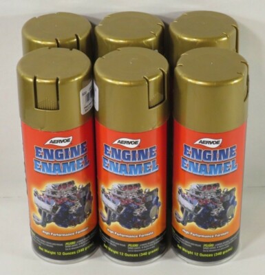 Aervoe Cadillac Gold Engine Enamel Spray Paint 530 - 6-Pack | eBay
