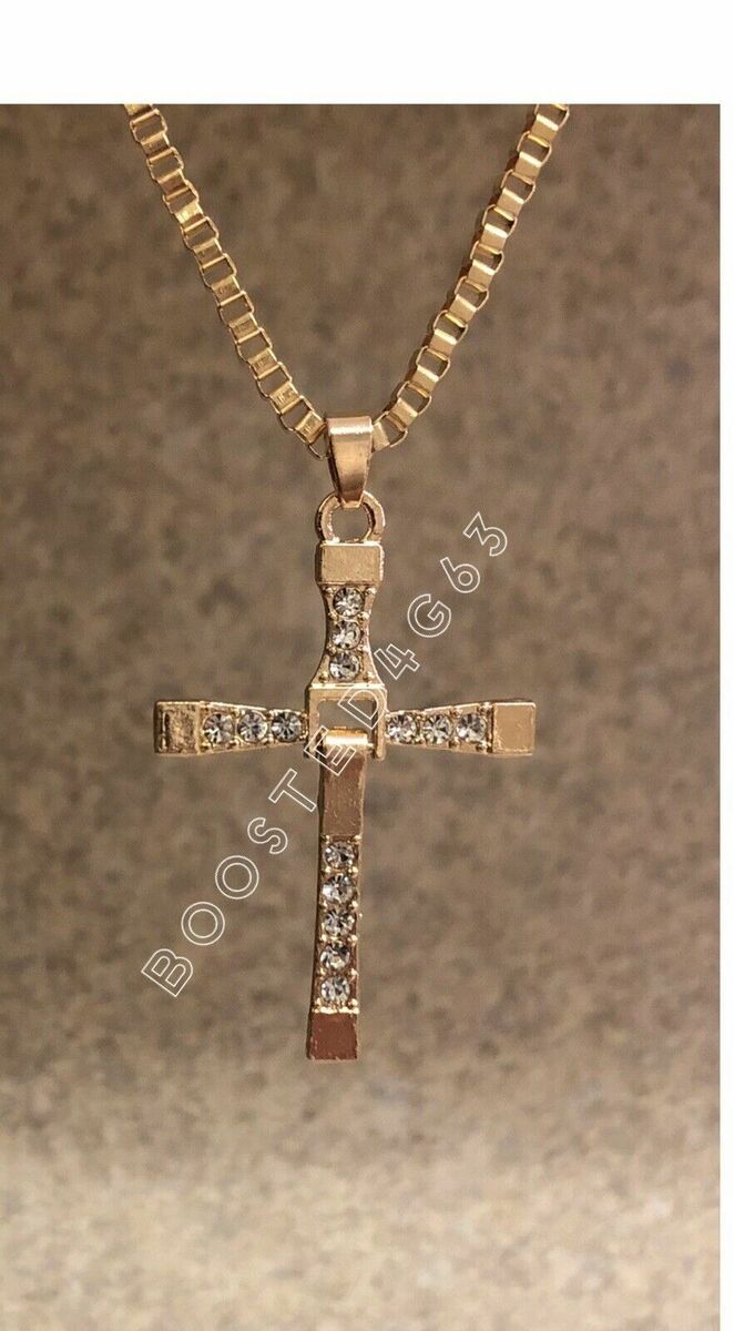 Fast and Furious Dominic Toretto's Gold Cross Pendant Fast and Furious Dominic Toretto's Gold Cross Pendant