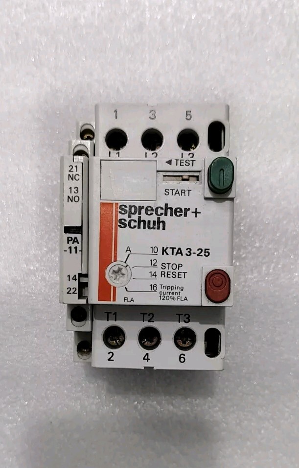 Sprecher+Schuh KTA3-25 Manuell Motor Starter 10-16A Fedex | eBay.de