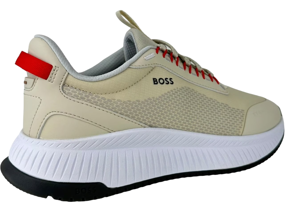 HUGO BOSS MENS BEIGE TENNIS SHOE TTNM EVO RUNN RSTH 50529544276 | eBay