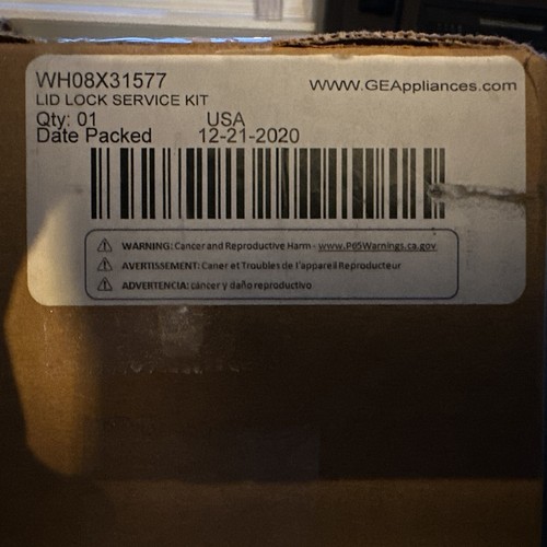 OEM GE WH08X31577 WH01X27954 Washer Lid Lock Quick Release | eBay