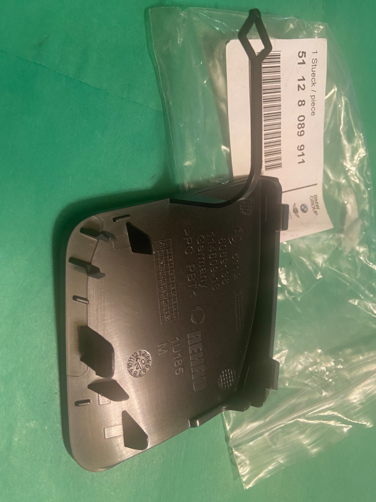 2018-22 BMW X2 F39 REAR M SPORT BUMPER TOW HOOK COVER CAP 51128089911 ...