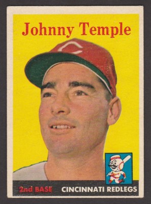 1958 TOPPS BASEBALL # 205 JOHNNY TEMPLE INV J1930 | eBay
